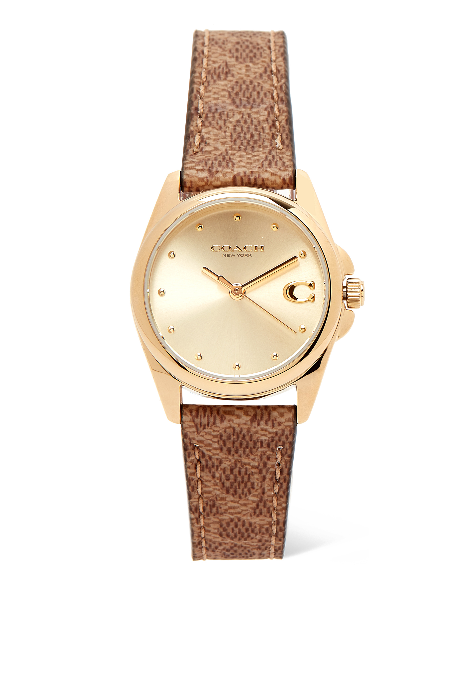 Buy Coach Greyson 28mm Signature Strap Watch for Womens | Bloomingdale ...